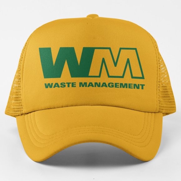 Accessories | New Waste Management Wm Logo Foam Trucker Mesh Snapback ...